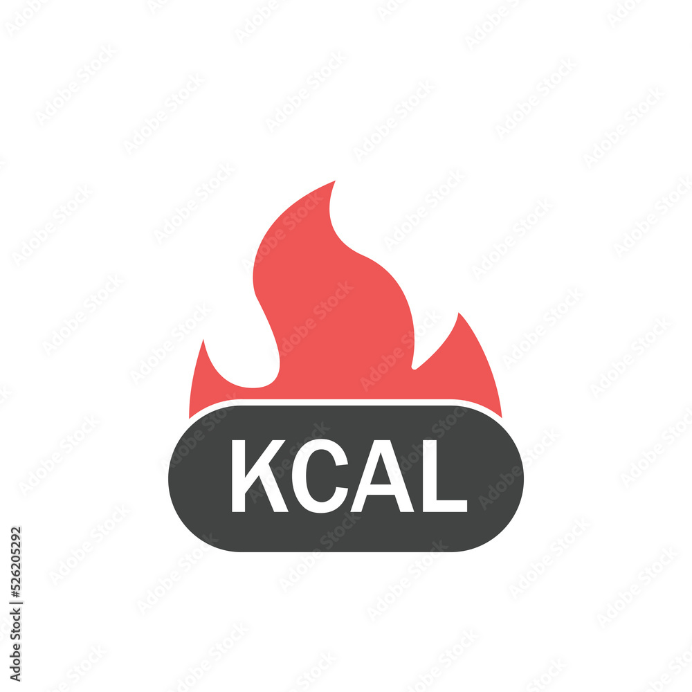 Calories Burn icons symbol vector elements for infographic web Stock ...