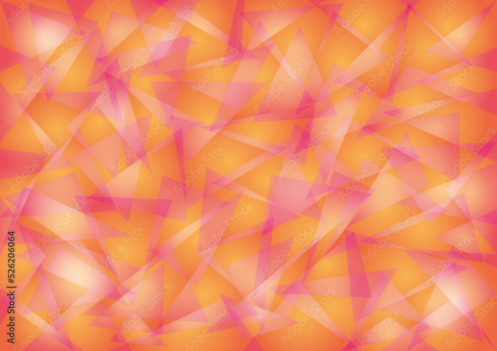 fundo mosaico rosa e laranja com triângulos - papel de parede abstrato ...