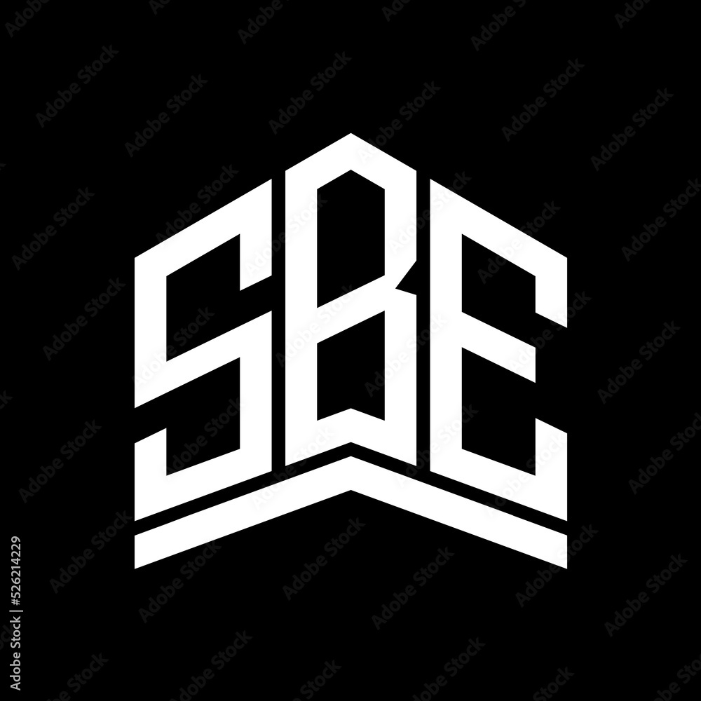 SBE letter logo design.SBE creative initials monogram vector letter ...