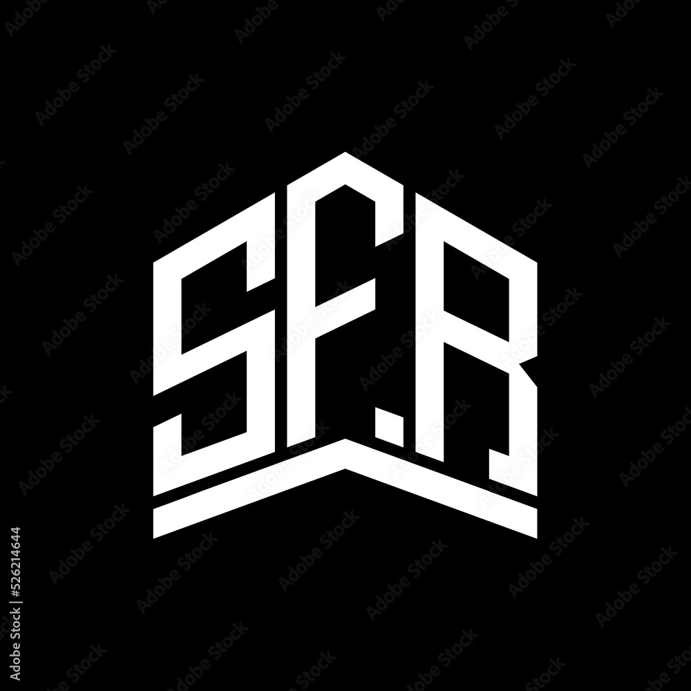 SFR letter logo design.SFR creative initials monogram vector letter ...