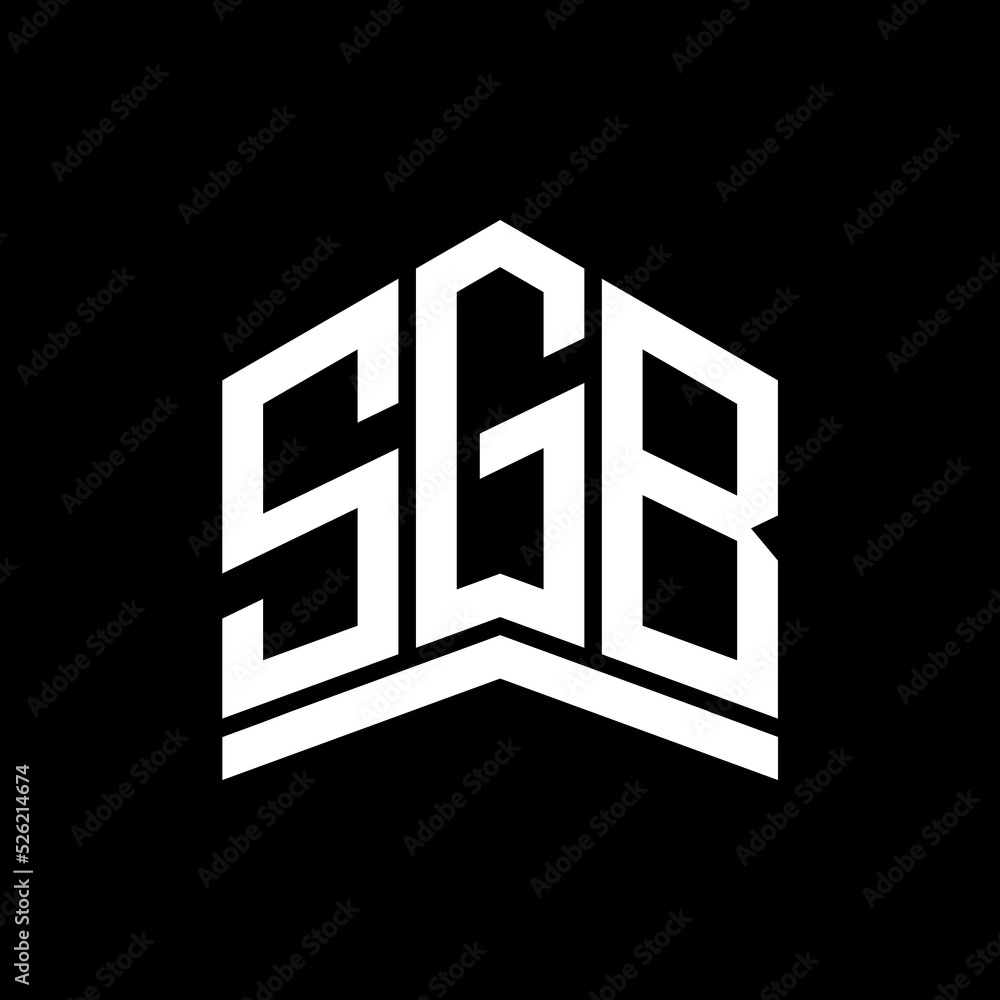 SGB letter logo design.SGB creative initials monogram vector letter ...