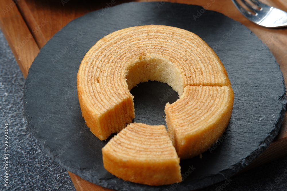 Baumkuchen or Tree Cake or log cake is a typical German,and cake that ...