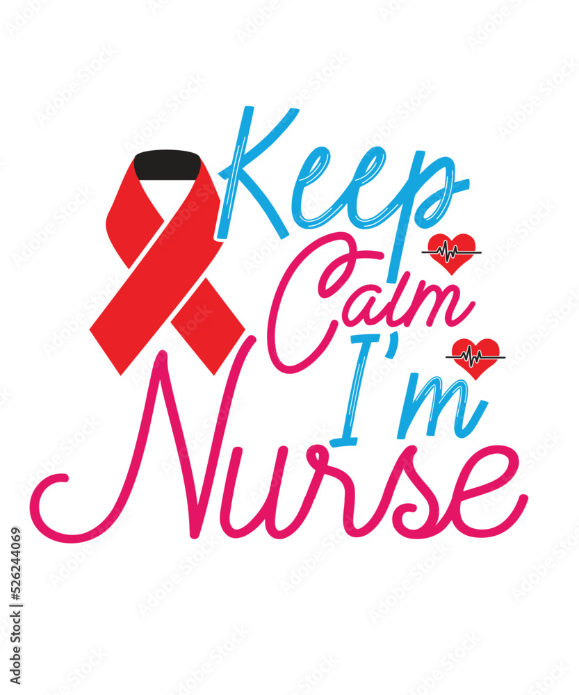 Vetor do Stock: Nurse Svg Design,Nurse Svg Bundle, Stethoscope Svg ...