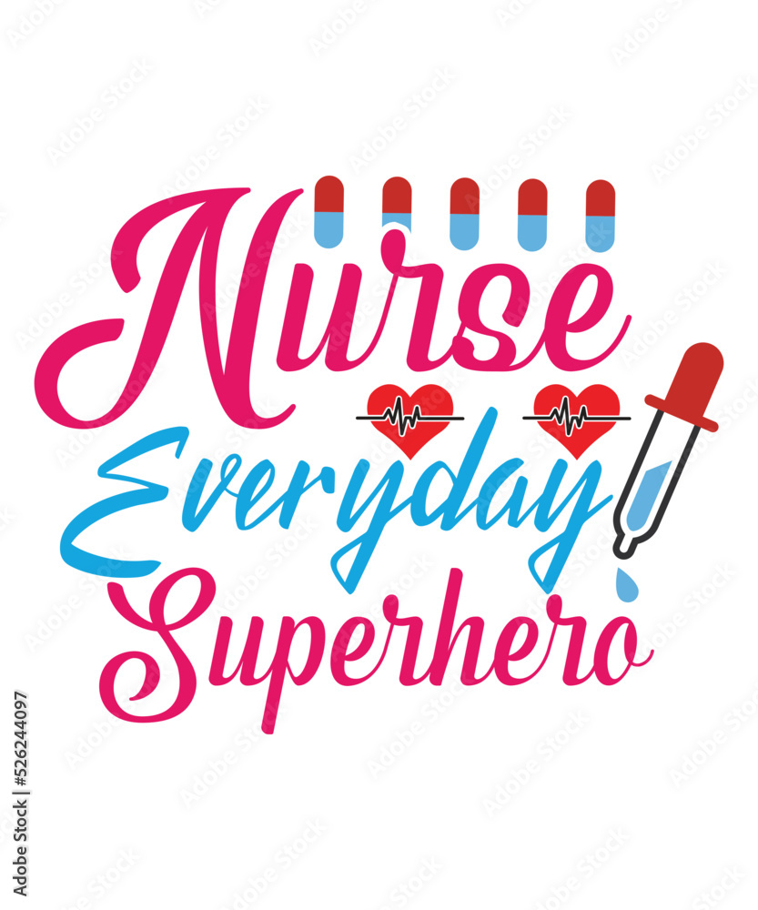 Vetor do Stock: Nurse Svg Design,Nurse Svg Bundle, Stethoscope Svg ...