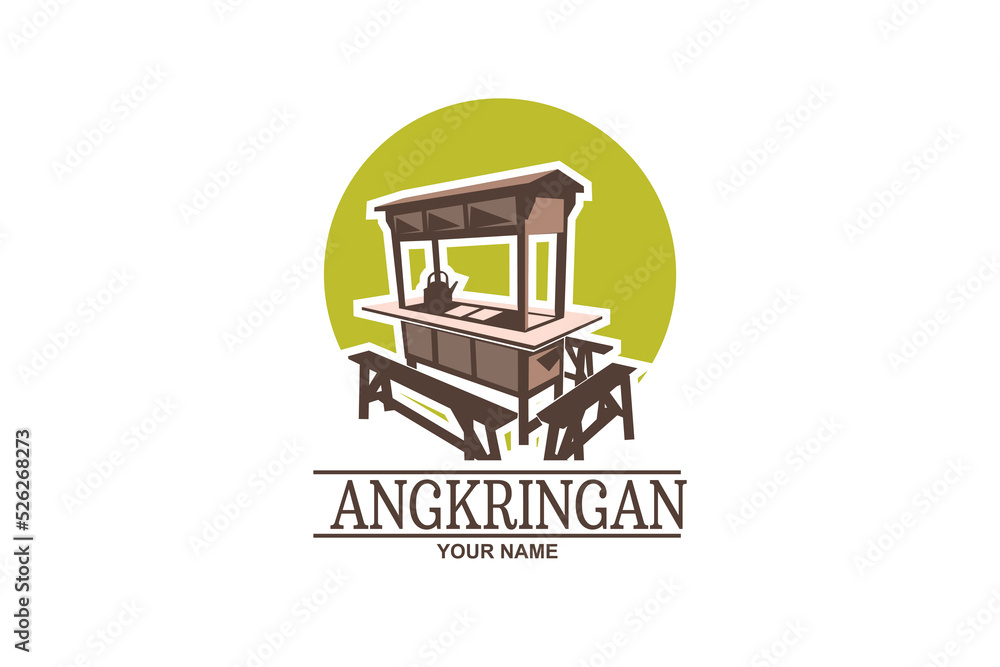 Vector Illustration for Angkringan food stall logo. Angkringan is a ...