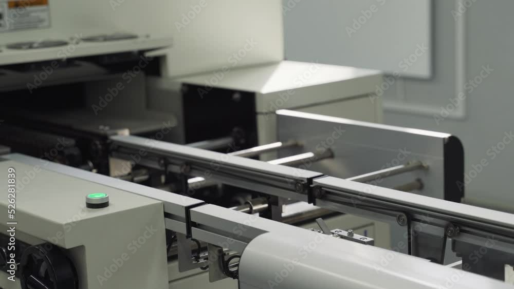 the motherboard moves through the production line. manufacturing of ...