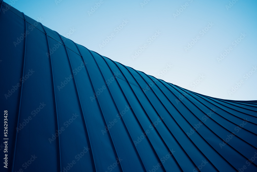 Abstract architecture curve detail. Modern facade. Geometry in ...
