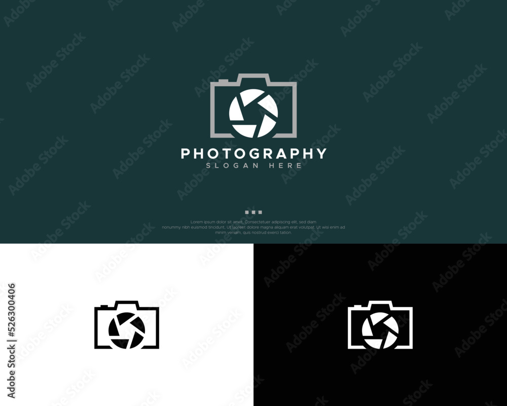 Photography Logo Design Template Stock Vector | Adobe Stock