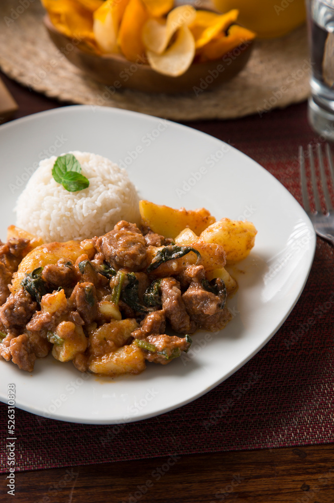 Patita con mani Potatoes stew peru peruvian gourmet restaurant popular ...