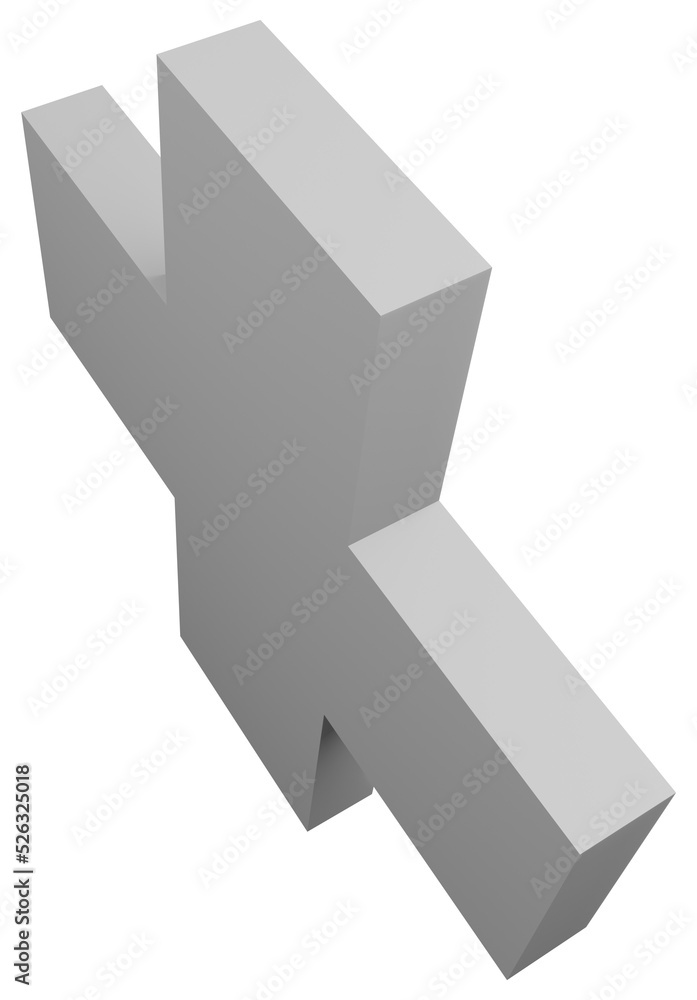 3D Cross / X Stock Illustration | Adobe Stock
