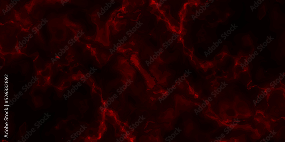 Abstract red grunge marble on black background, yellow granite tiles ...