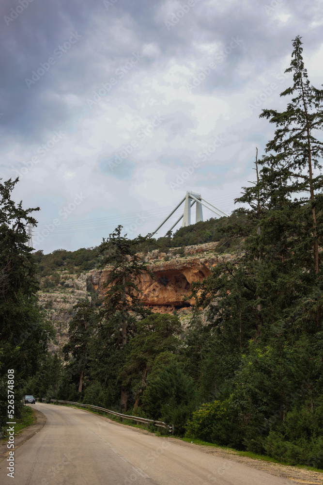 The Great White Bridge in eastern Libya, known as the Wadi al-Kouf ...