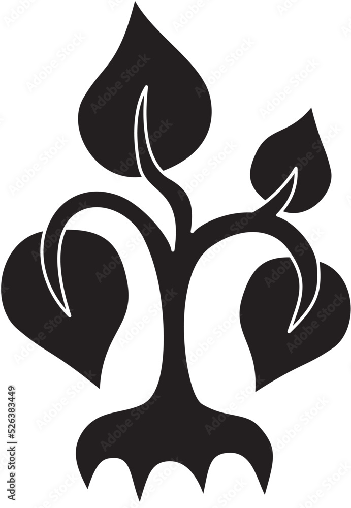 Tree of life. Spiritual and ecological sign. Symbol of different ...