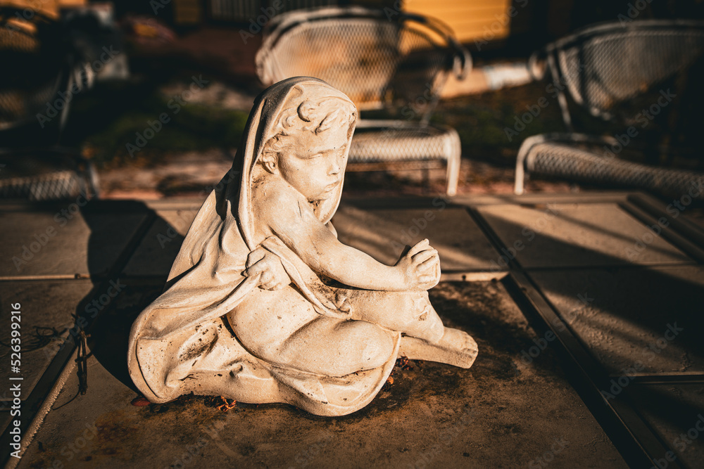 Baby angel statue Stock Photo | Adobe Stock