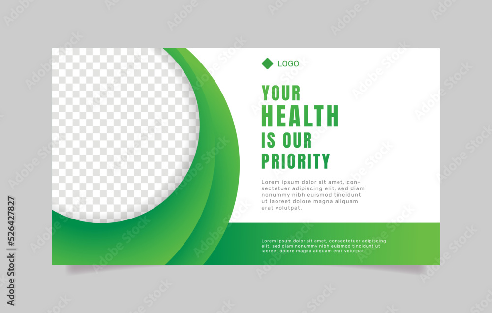 Medical healthcare poster template. - Vector. Stock Vector | Adobe Stock