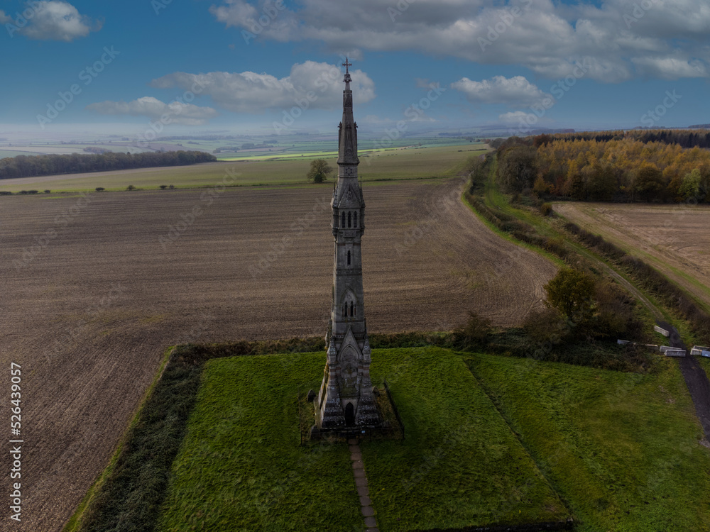 Sir Tatton Sykes Monument Sledmere, east Yorkshire,UK Stock Photo ...