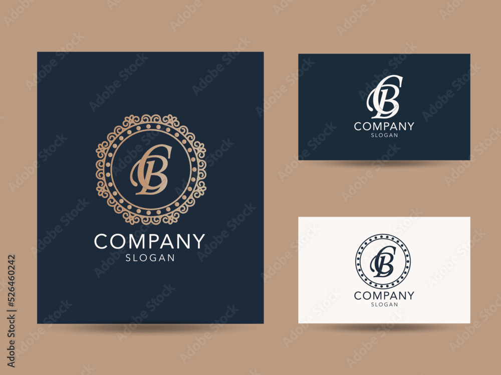 CB letter design for logo and icon.CB typography for technology ...