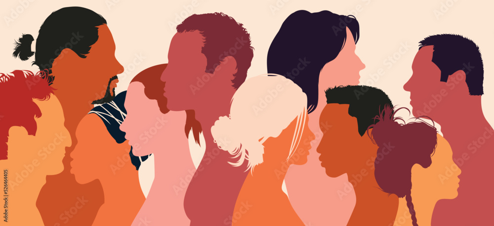 The concept of racial equality and anti-racism. Multicultural society ...