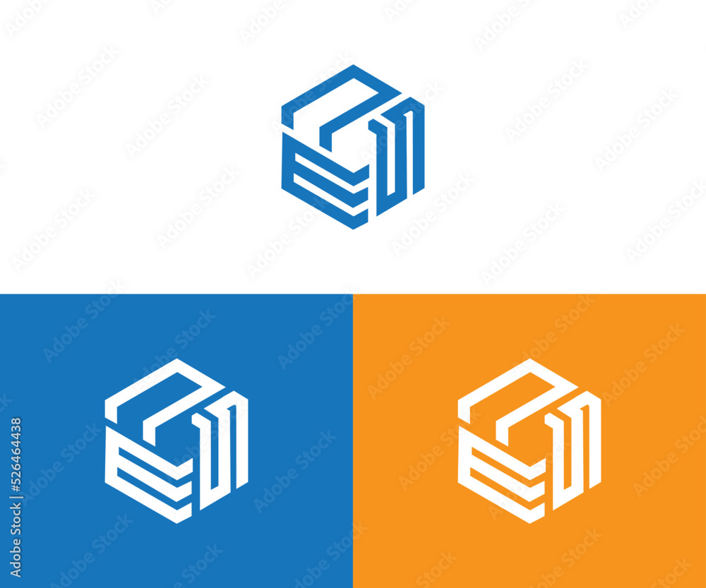 MNS logo design Stock Vector | Adobe Stock