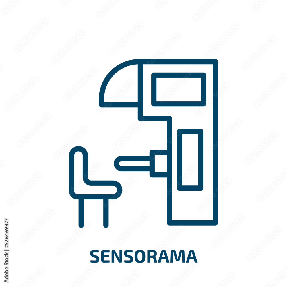 sensorama icon from artificial intellegence and future technology ...