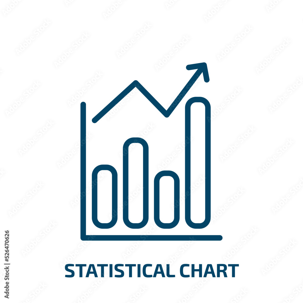 Statistical Chart Icon From Business Collection Thin Linear Statistical Chart Chart Graph