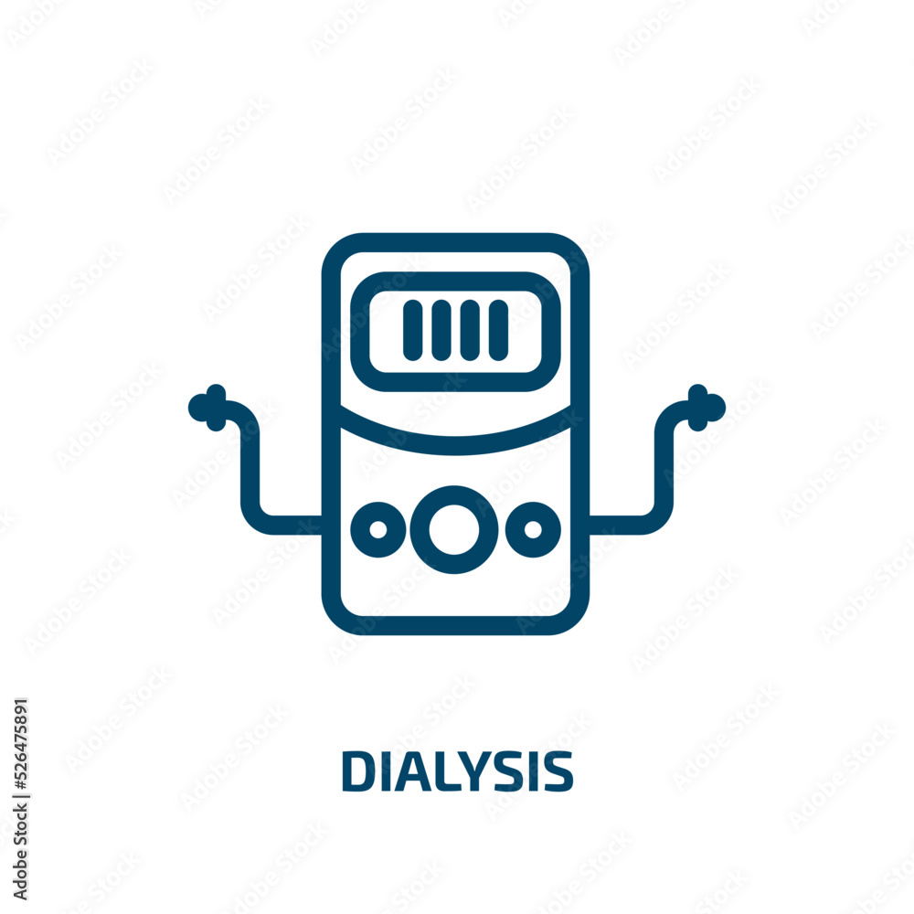 dialysis icon from technology collection. Thin linear dialysis ...