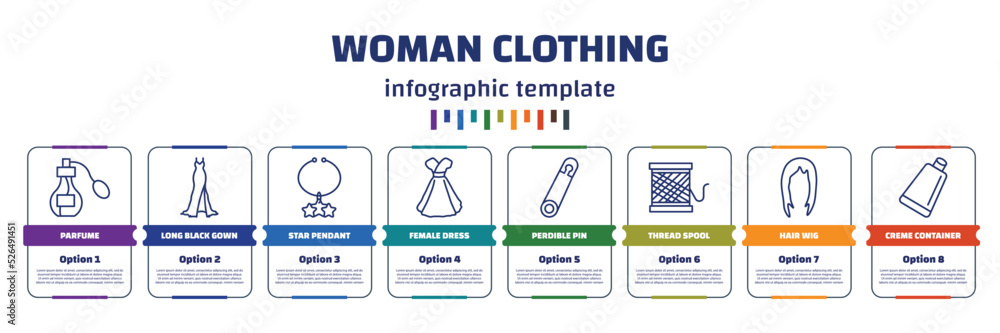 infographic template with icons and 8 options or steps. infographic for ...