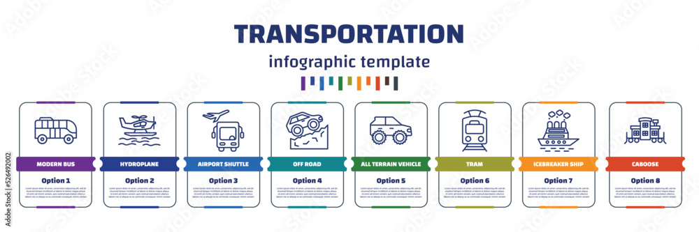 infographic template with icons and 8 options or steps. infographic for ...