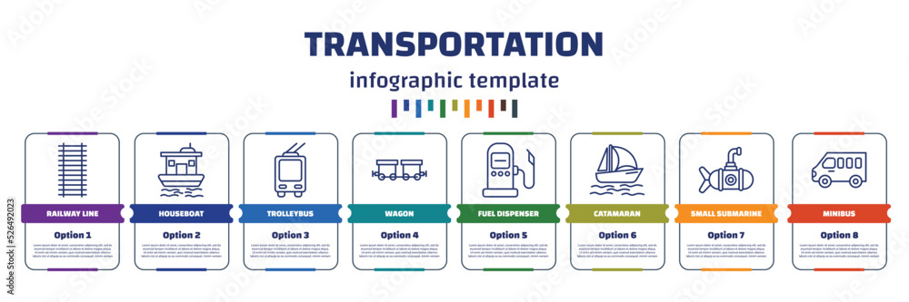 infographic template with icons and 8 options or steps. infographic for ...