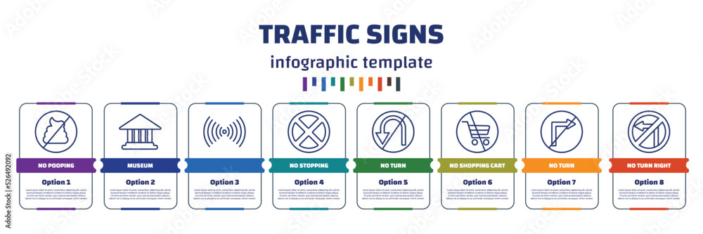 infographic template with icons and 8 options or steps. infographic for ...