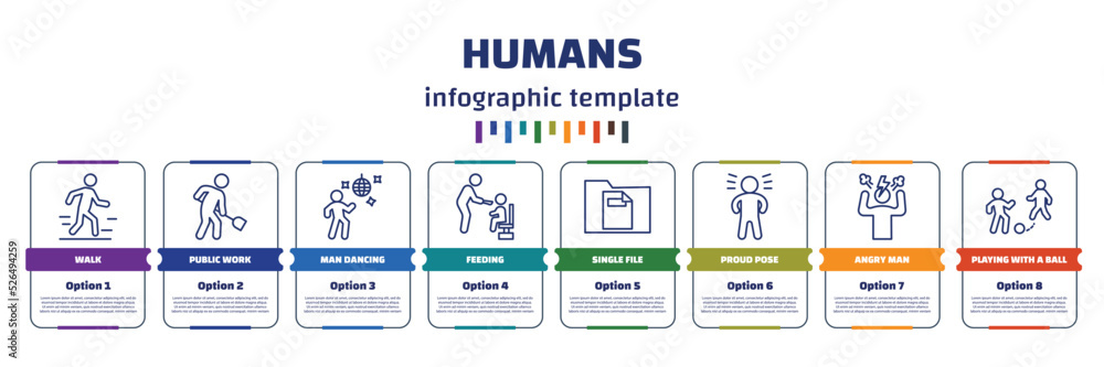 infographic template with icons and 8 options or steps. infographic for ...