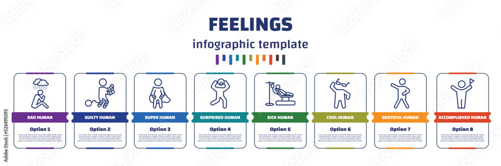 infographic template with icons and 8 options or steps. infographic for ...
