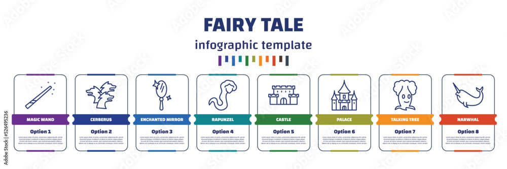 infographic template with icons and 8 options or steps. infographic for ...