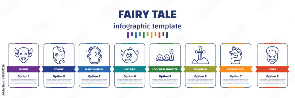 infographic template with icons and 8 options or steps. infographic for ...