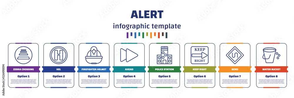 infographic template with icons and 8 options or steps. infographic for ...