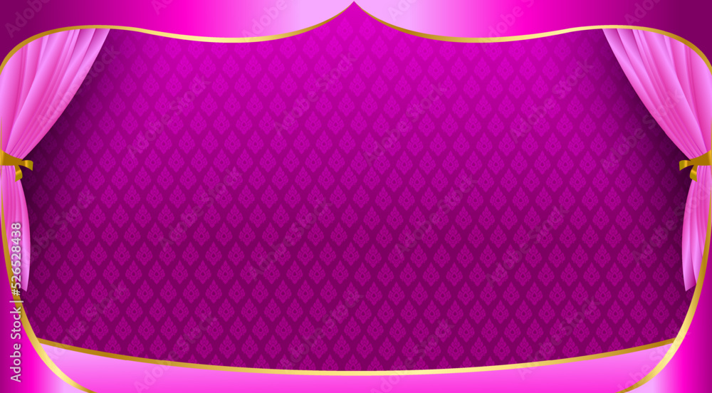 violet background with frame and ribbon Stock Vector | Adobe Stock