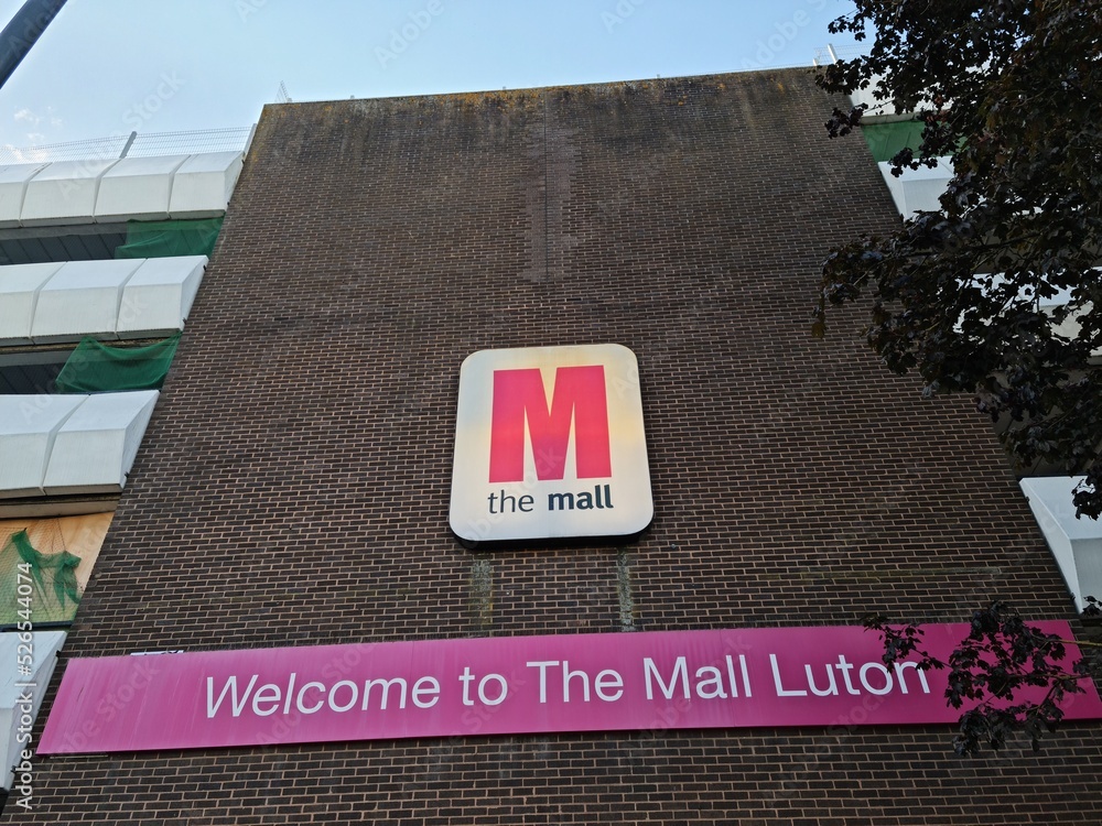 Beautiful View of Central Railway Station and City Centre of Luton ...