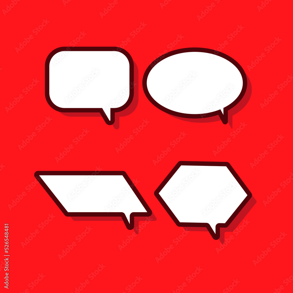 Bubble text comic template for poster design, illustration, comic, and ...