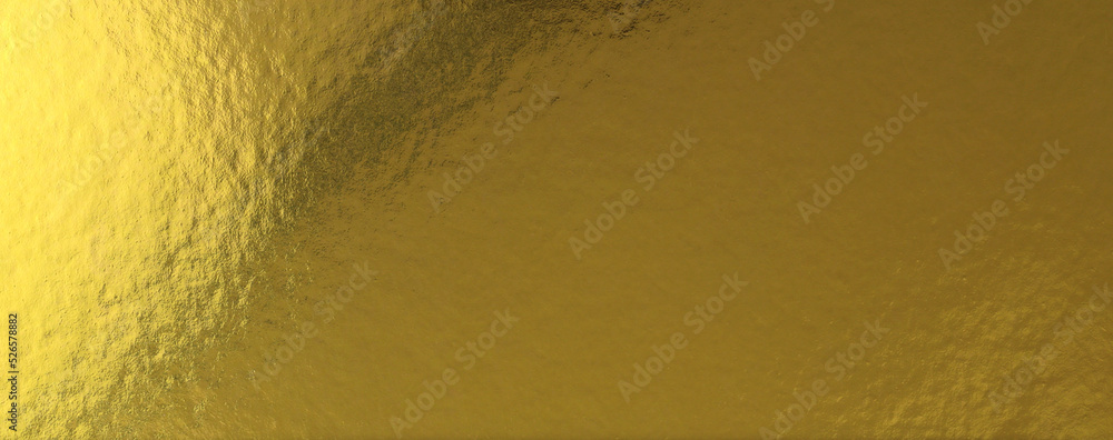 Gold paper texture copy space horizontal long background. Stock Photo ...