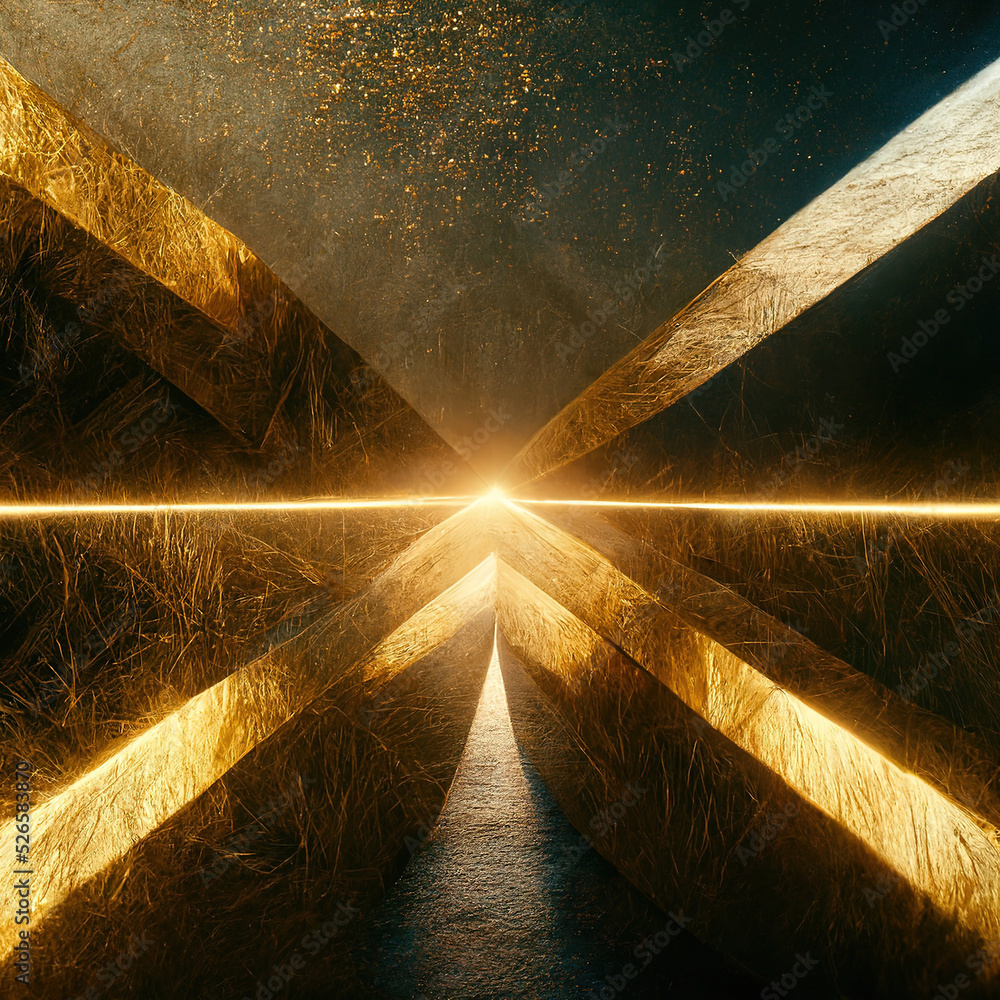 Abstract luxury golden background. Mysterious beautiful shiny gold ...