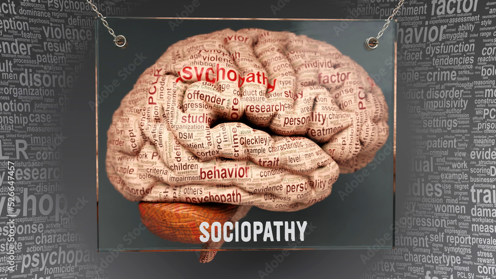 Sociopathy in human brain - dozens of important terms describing ...