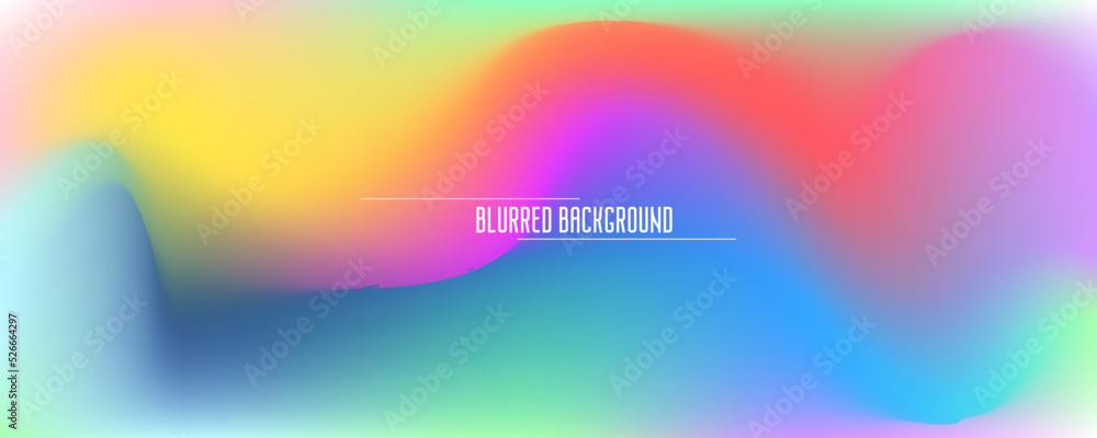 Multi colored blurred abstract background, color gradient. smooth ...