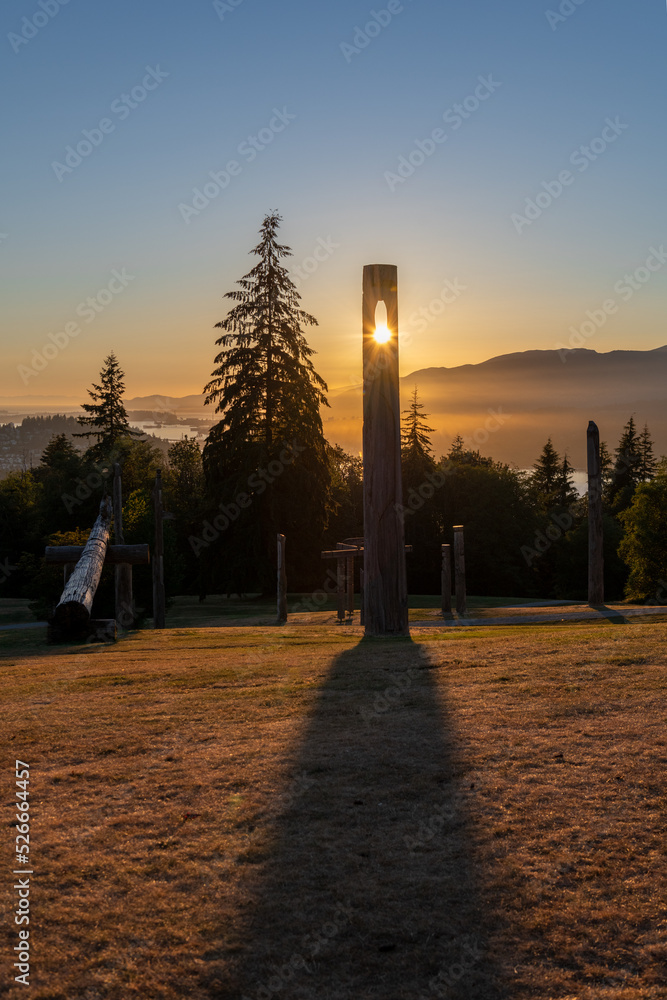 Kamui Mintara, Playground of Gods - indigenous sculptures at Burnaby ...
