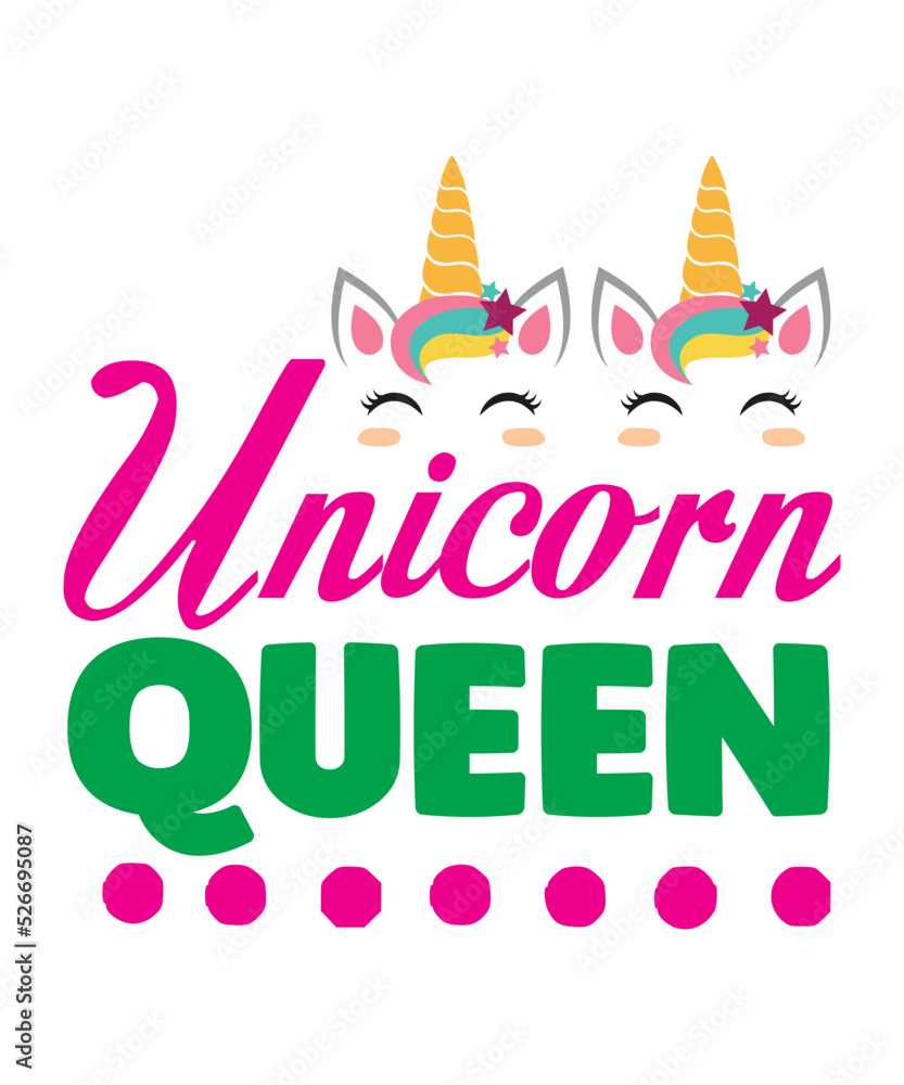 Unicorn Svg Bundle Unicorn Quote Svg Girl Svg Cute Unicorn Svg