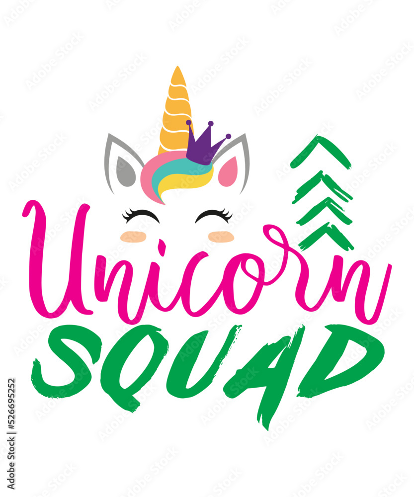 Unicorn Svg Bundle, Unicorn Quote Svg, Girl Svg, Cute Unicorn Svg ...