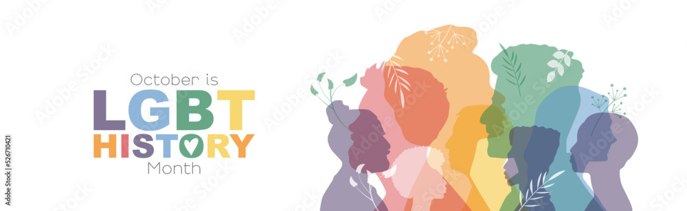 LGBT History Month banner. Stock Vector | Adobe Stock