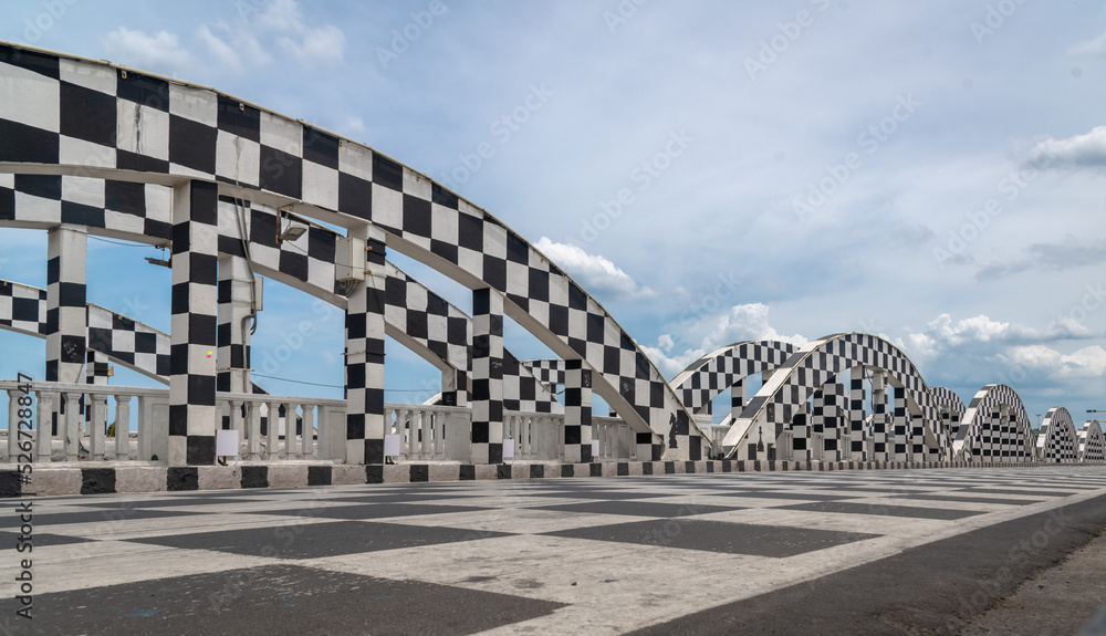The Chennai Napier Bridge has been transformed into a chessboard in ...