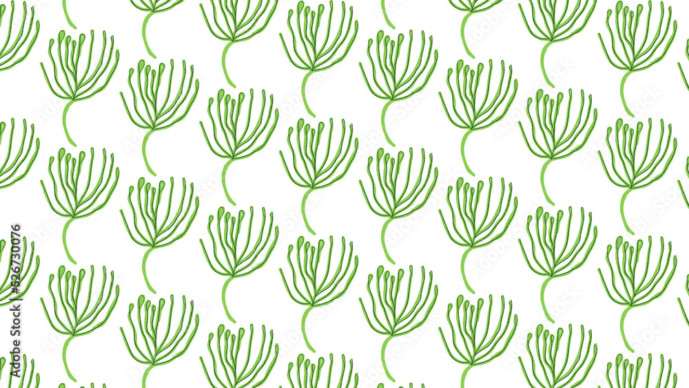 Seamless floral pattern with one line flowers. Design for wallpaper ...