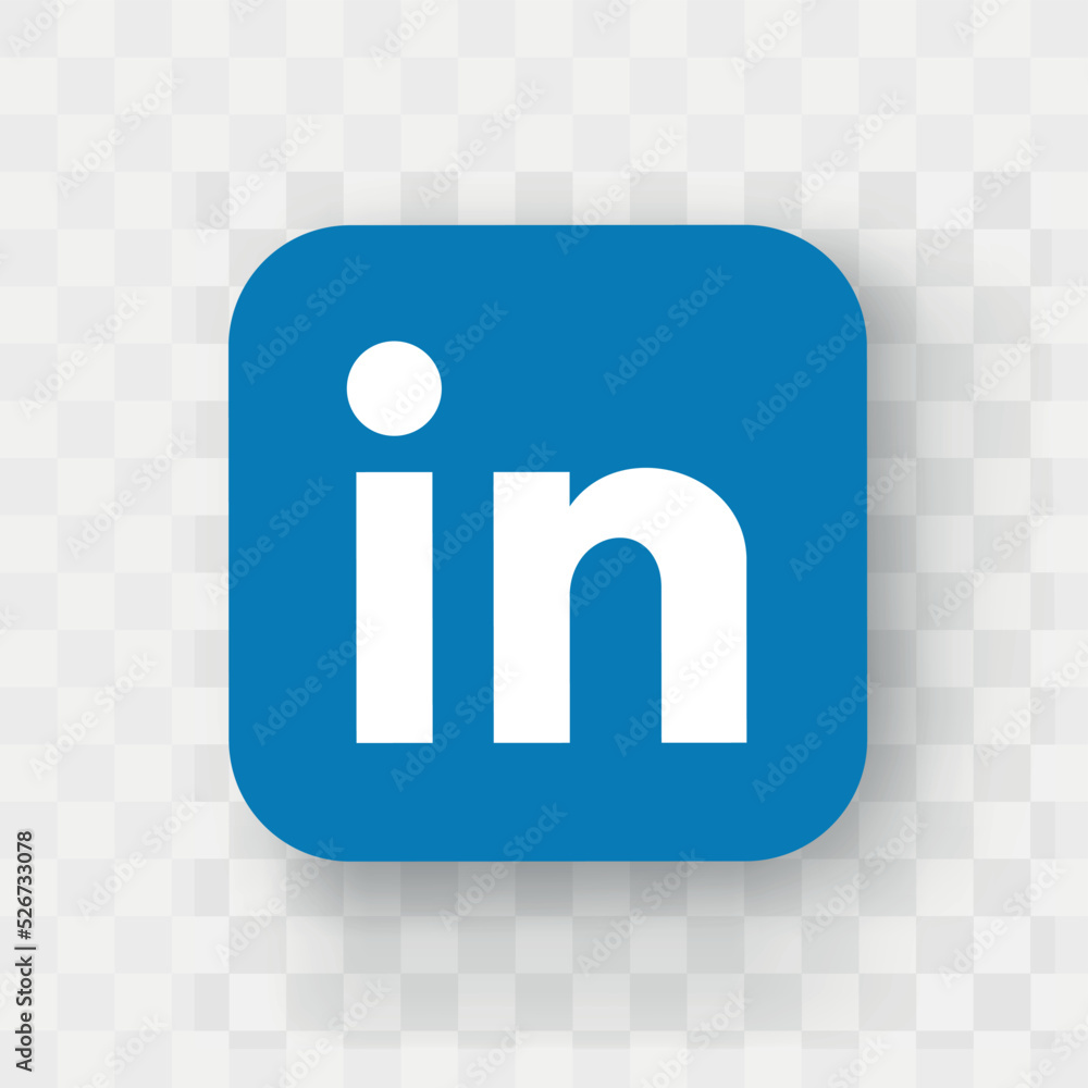 linkedin icon. linkedin editorial. linkedin Set of social media logos ...