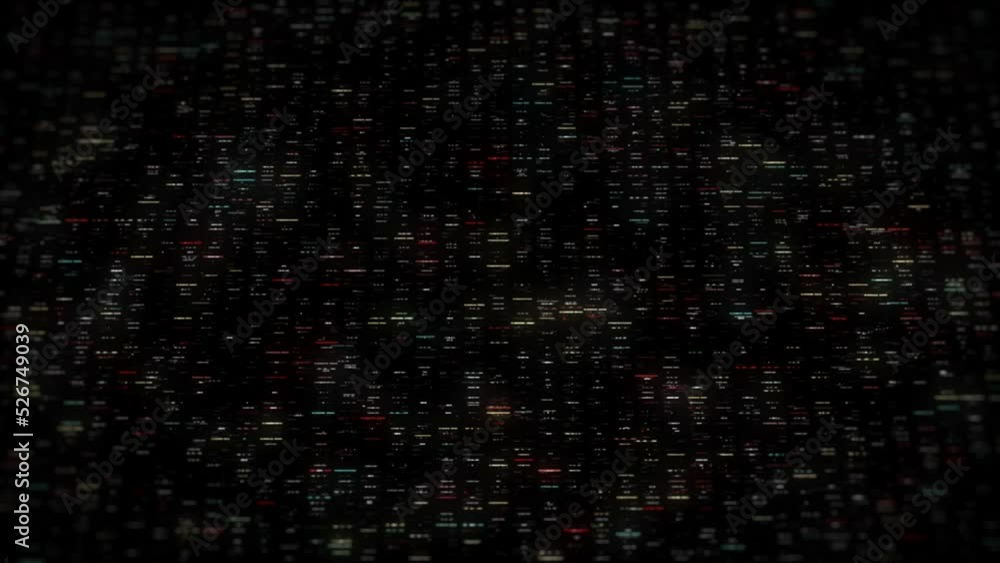 Big Data Digital Business Hitech Background/ 4k animation of an ...